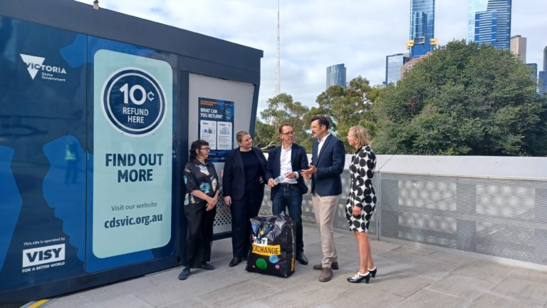 CDS Vic first large-format Reverse Vending Machine in Melbourne’s CBD ...